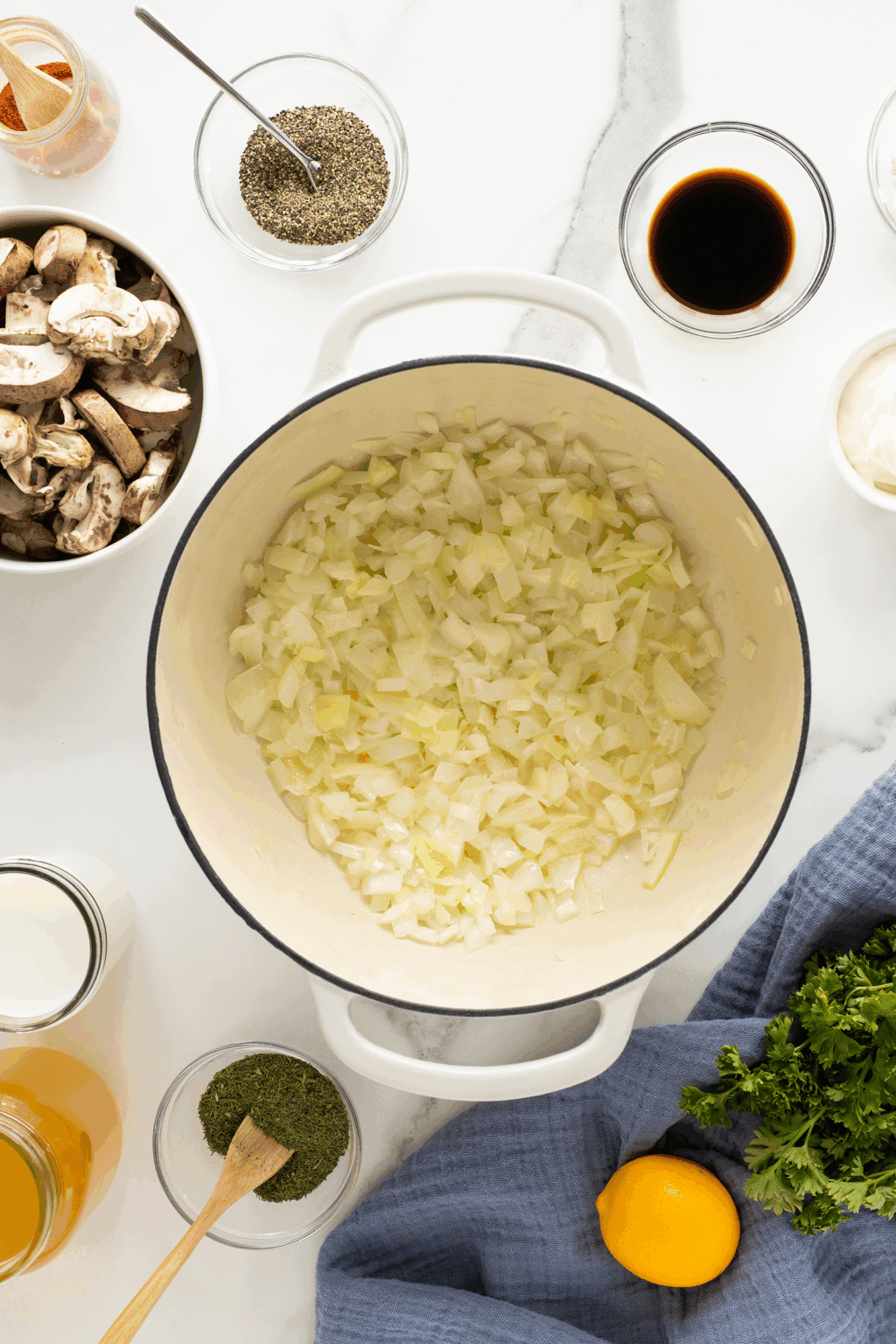 Hungarian Mushroom Soup - The Kitchen Magpie