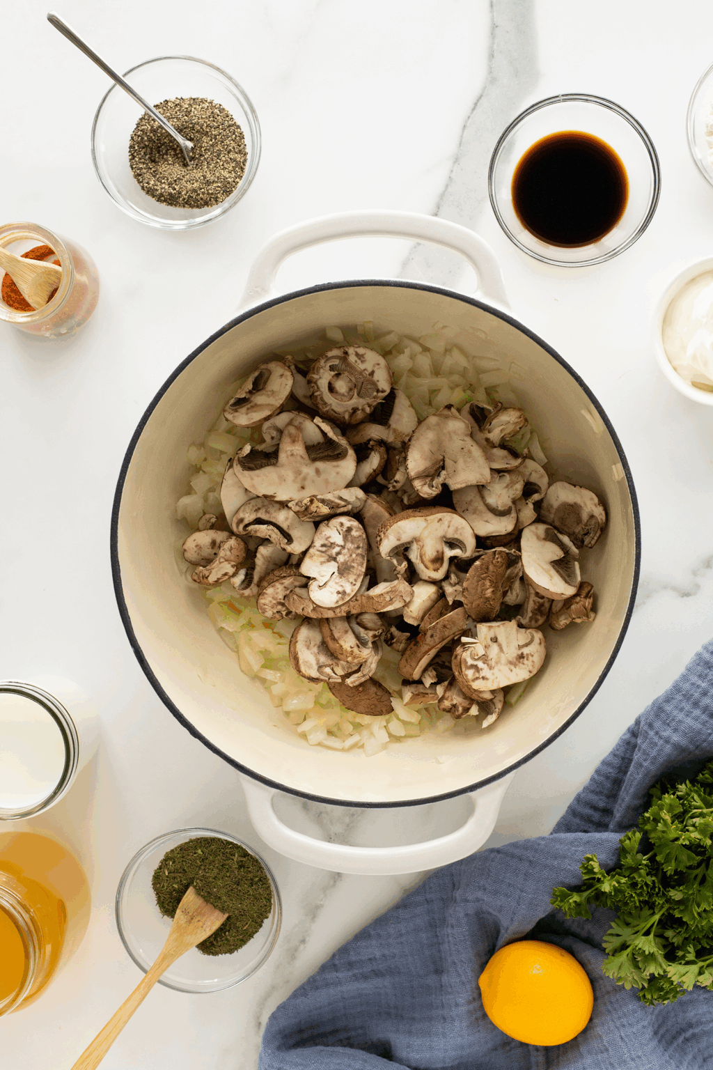 Hungarian Mushroom Soup - The Kitchen Magpie