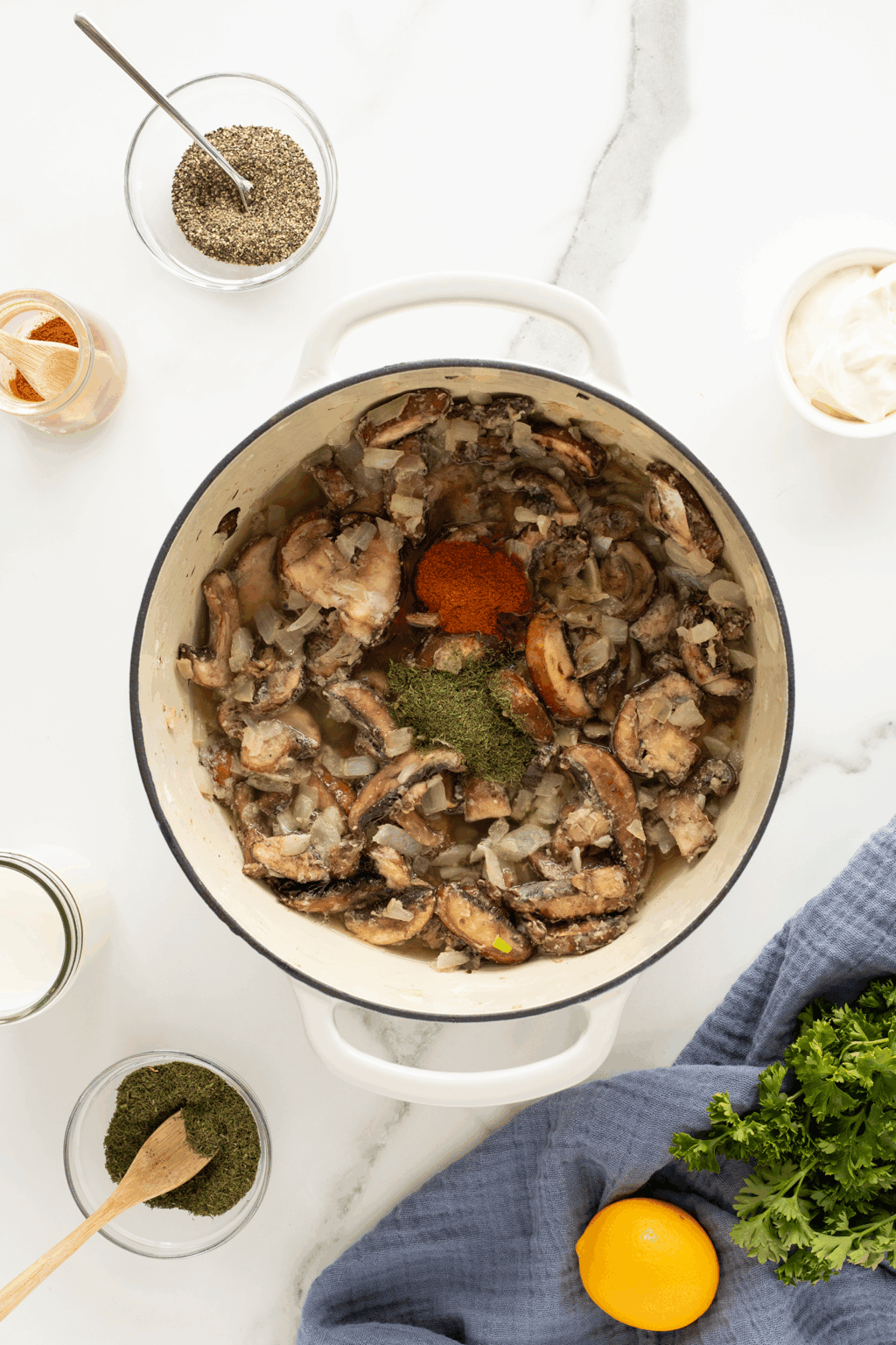 Hungarian Mushroom Soup - The Kitchen Magpie