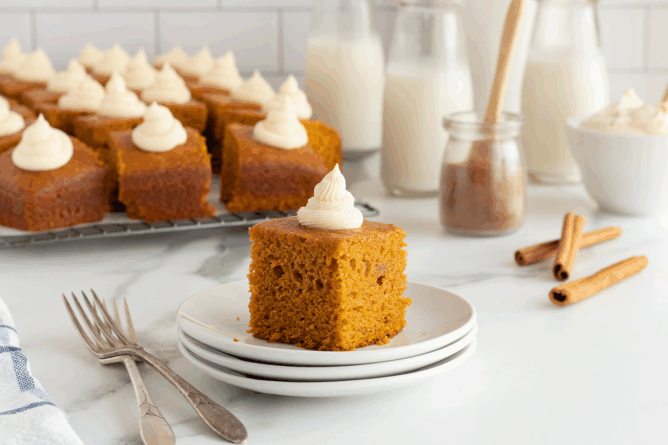 Pumpkin Squares - The Kitchen Magpie