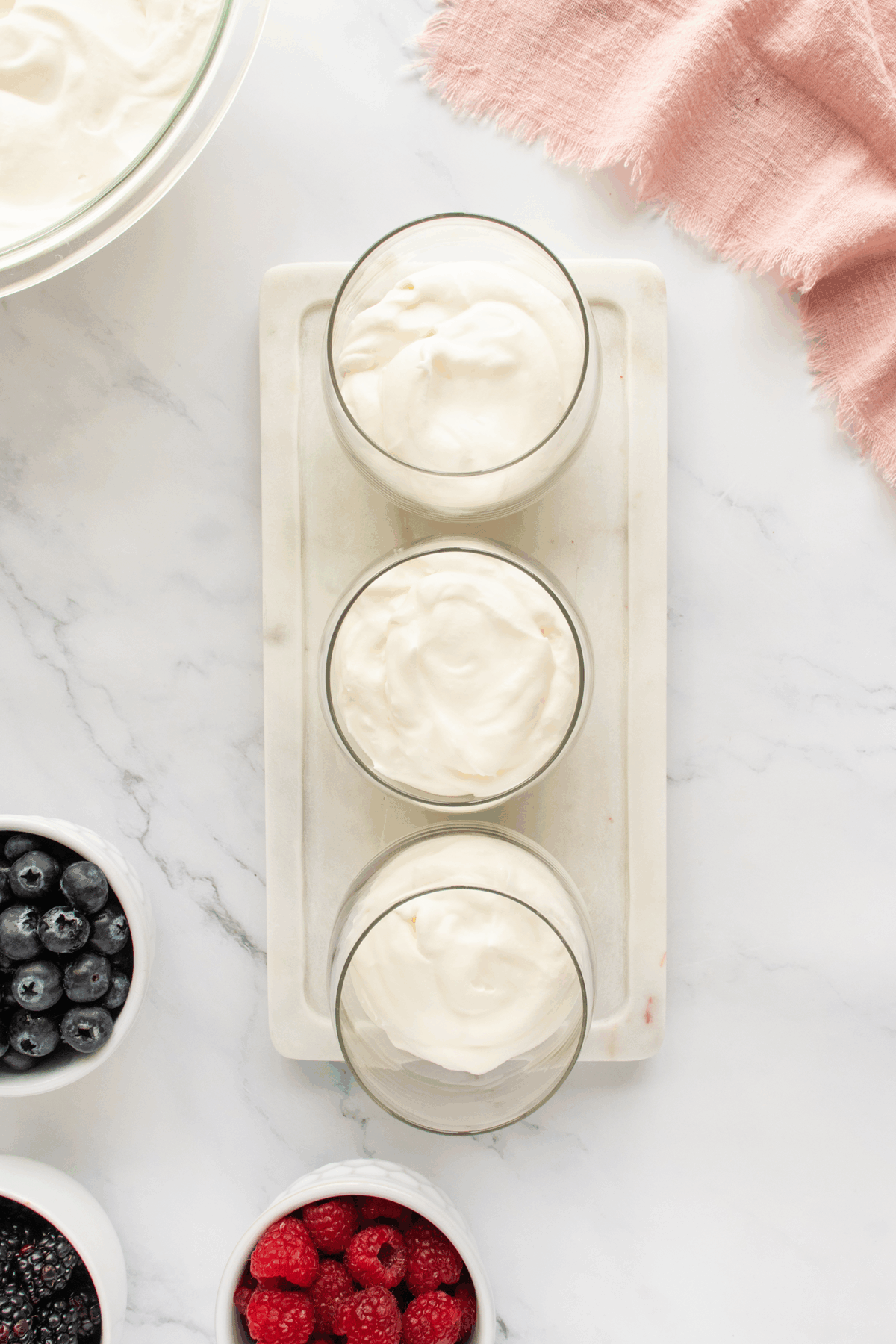 Swedish Creme with Summer Berries - The Kitchen Magpie