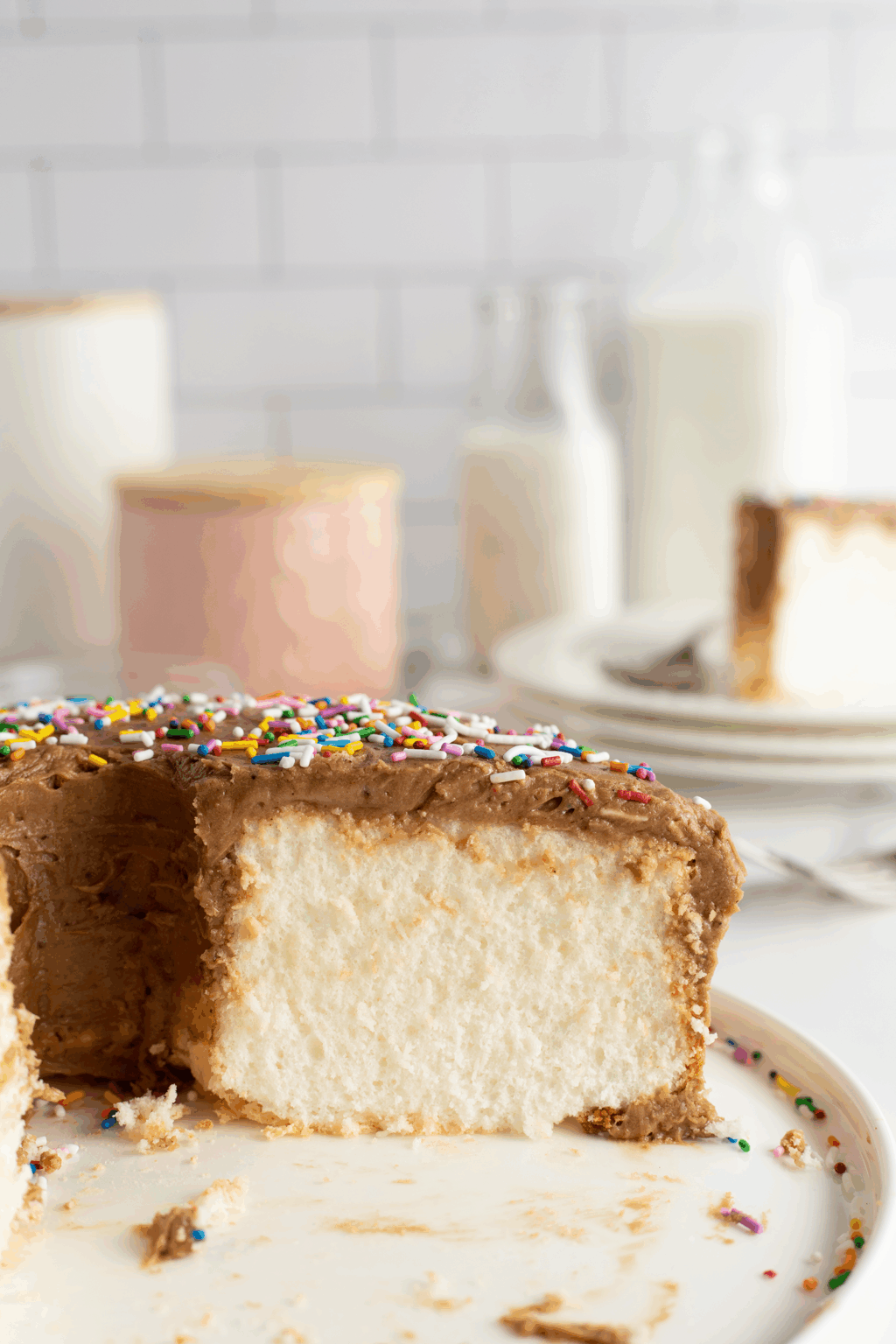 Angel Cake - The Kitchen Magpie