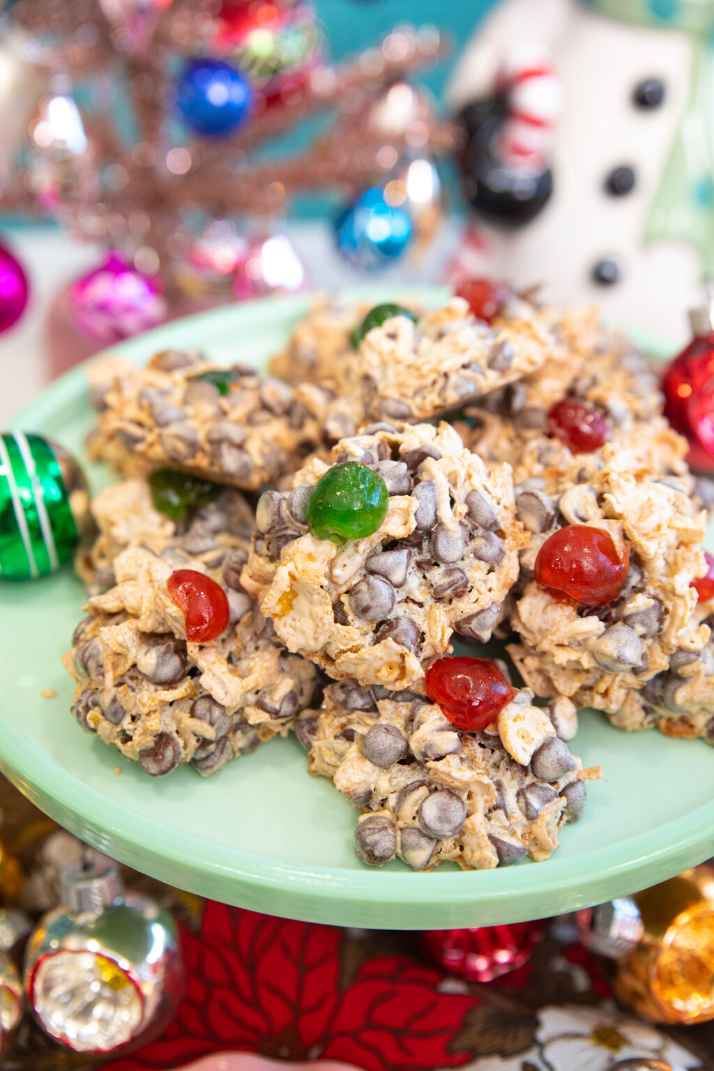Chocolate Meringue Corn Flake Cookies - The Kitchen Magpie